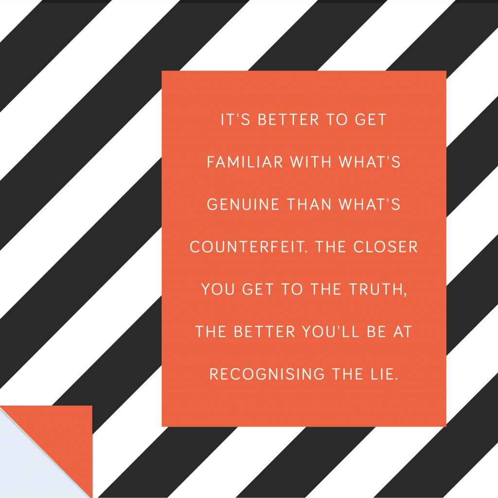 Kenneth Chin | It’s better to get familiar with what’s genuine than ...